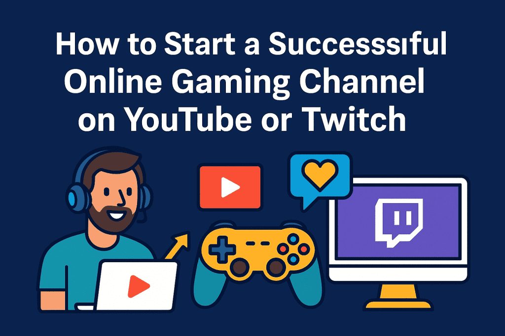 How to Start a Successful Online Gaming Channel on YouTube or Twitch ...