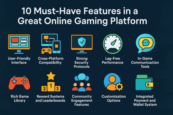 10 Must-Have Features in a Great Online Gaming Platform - Atlas Games